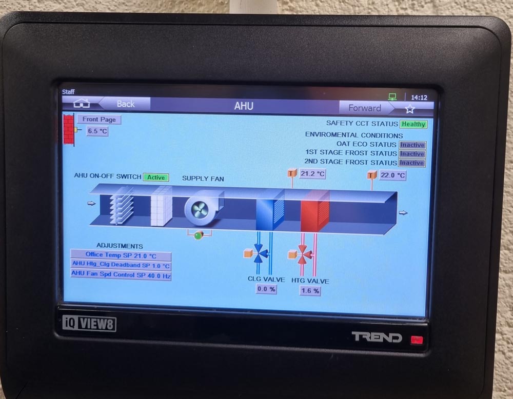 TREND IQVIEW8 USER INTERFACE – Orlando Refrigeration & Air Conditioning